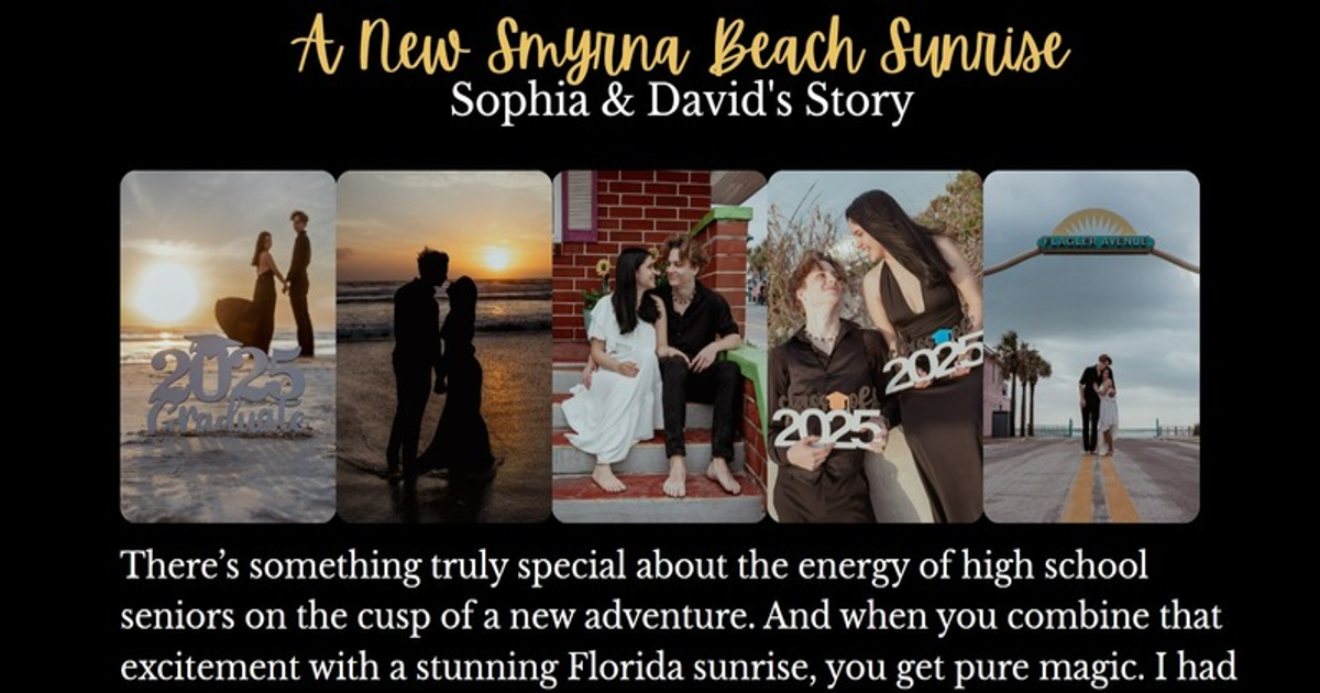 New Smyrna Beach Photos | Sophia & David | I-4 Photography LLC